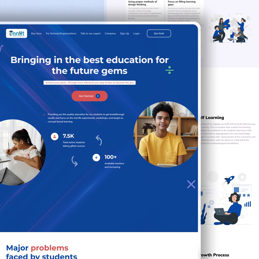 NNIIT Website: Public Platform for Educational Excellence | Craftnotion