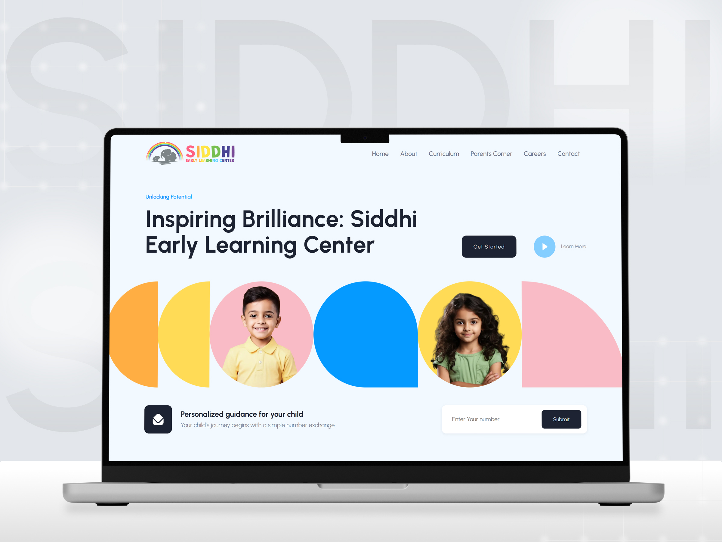 Siddhi Early Learning Center - A Vibrant Digital Experience